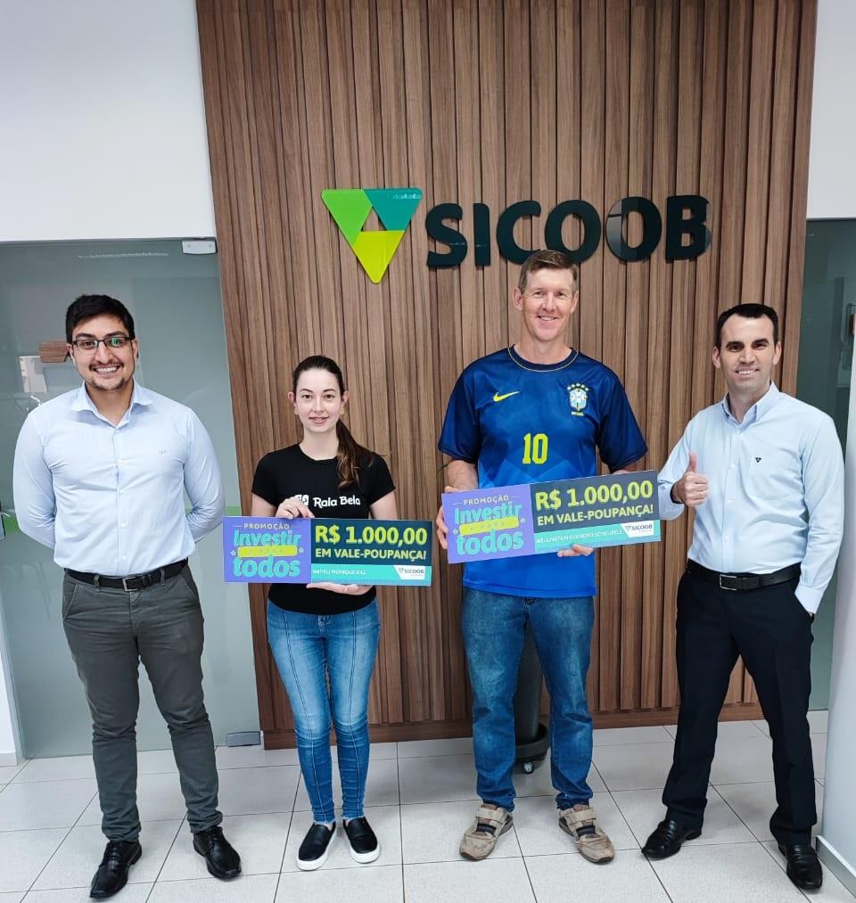 Sicoob Confiança entrega premiação da campanha Investir é para todos