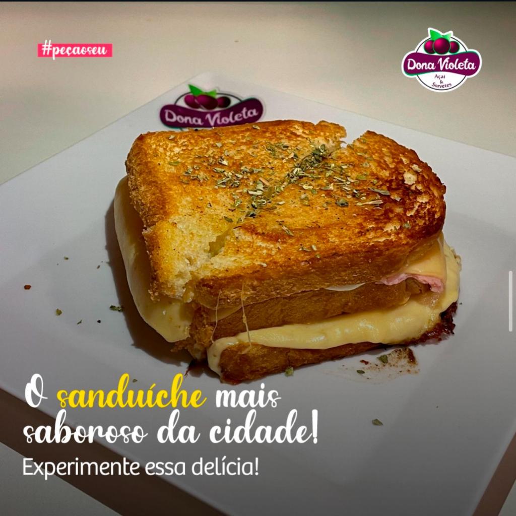 Já provou os lanches mais gostosos da cidade? Então partiu Dona Violeta!